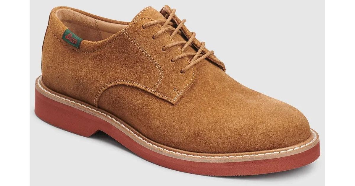 G.H. Bass & Co. Denise Suede Buck in Brown | Lyst