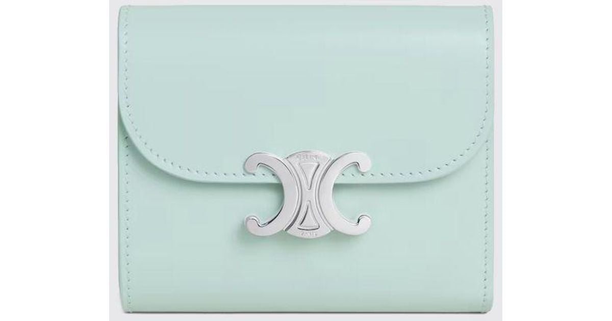Celine Wallet in Blue | Lyst UK