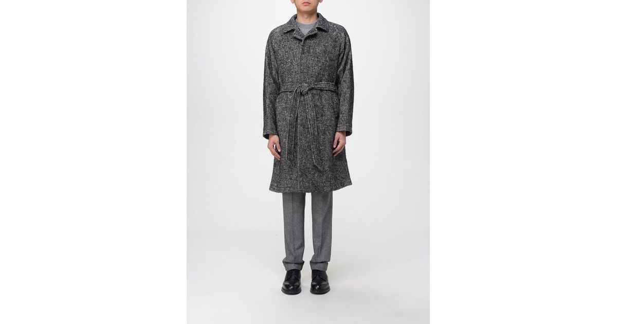 Tagliatore Coat in Gray for Men | Lyst