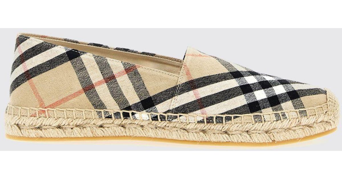 Burberry Shoes in Natural | Lyst