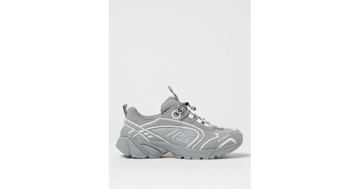 Balmain Sneakers in Gray for Men | Lyst