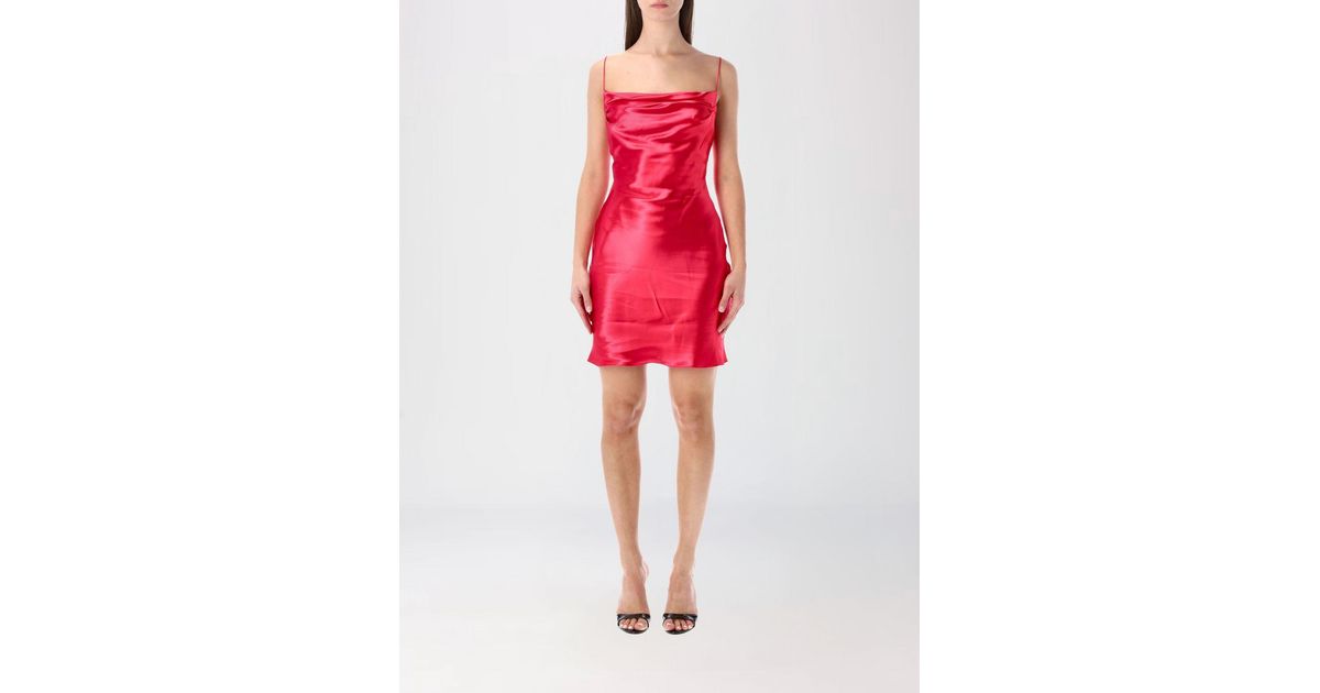 Balmain Dress in Red | Lyst UK