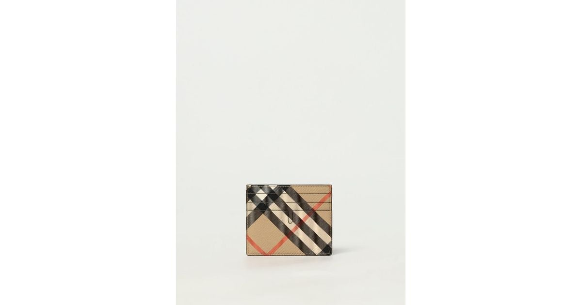 Burberry Wallet in Natural for Men | Lyst UK