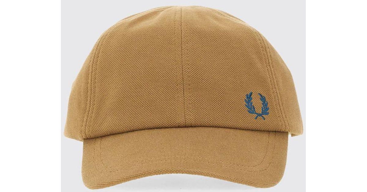 Fred Perry Hat in Natural for Men | Lyst UK