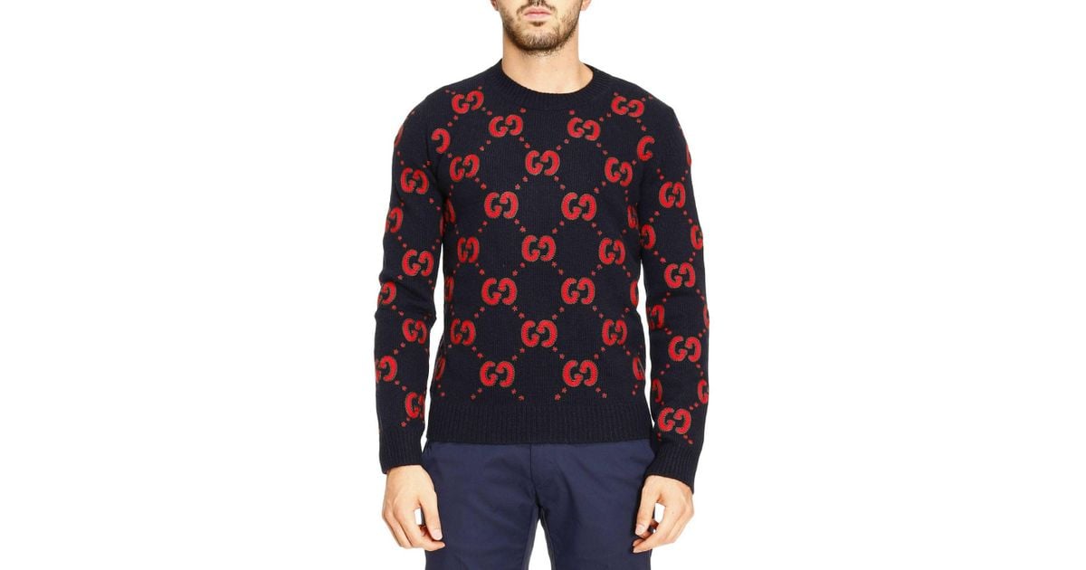 Gucci Sweater Men in Blue for Men | Lyst