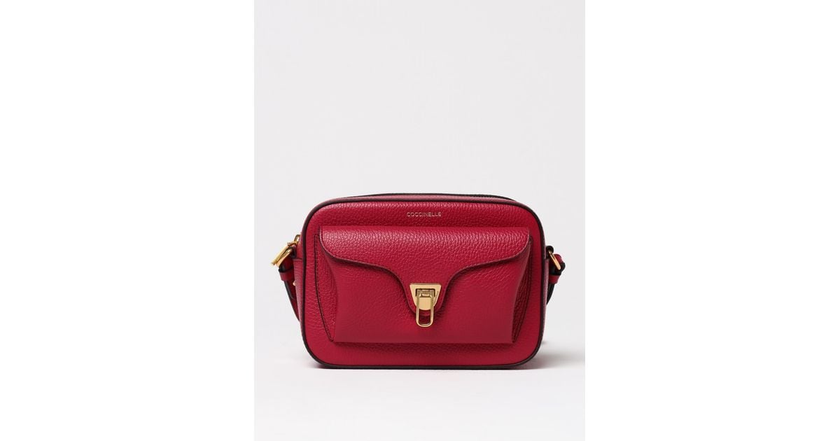 Coccinelle Shoulder Bag in Red | Lyst UK