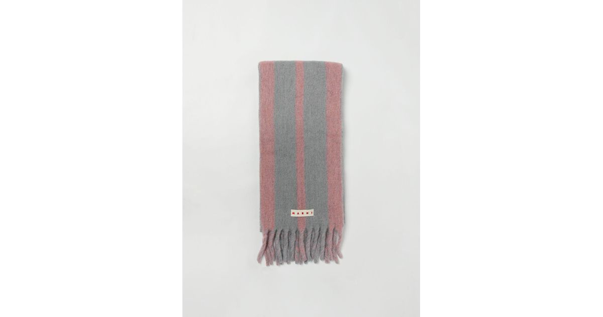Marni Scarf in White for Men | Lyst UK