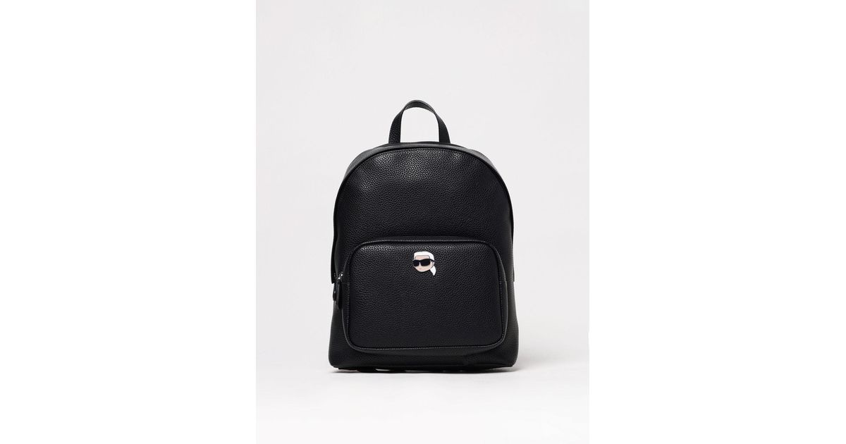 Karl Lagerfeld Backpack in Black | Lyst UK