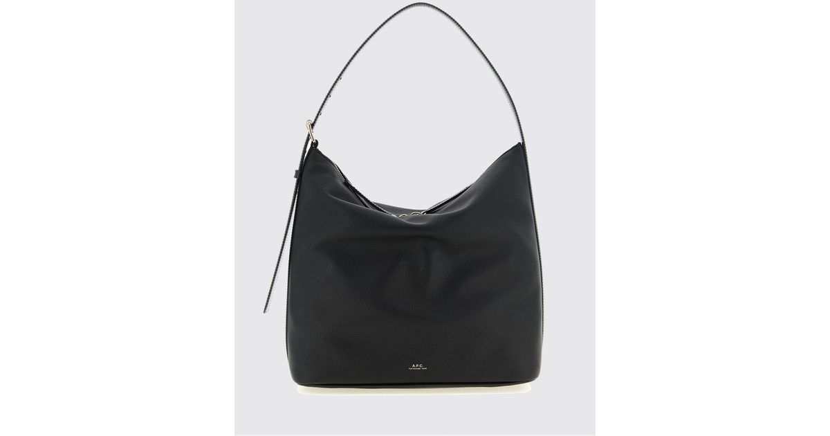 A.P.C. Shoulder Bag in Black | Lyst UK