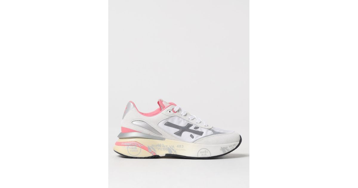 Premiata Riva Plus 483 Casual Sneakers in White | Lyst