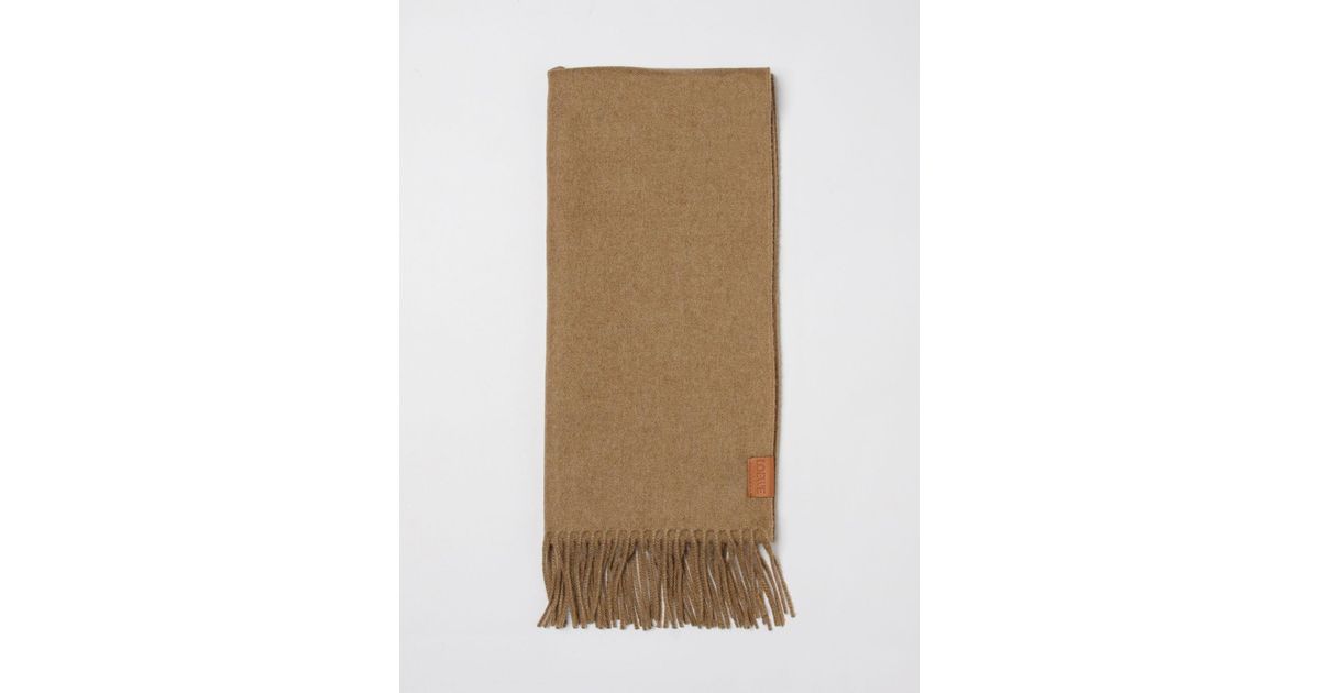 Loewe Scarf in Natural for Men | Lyst UK