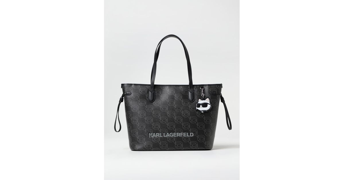 Karl Lagerfeld Backpack in Black | Lyst