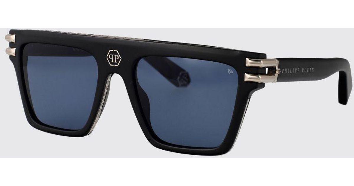 Philipp Plein Sunglasses in Blue for Men | Lyst UK