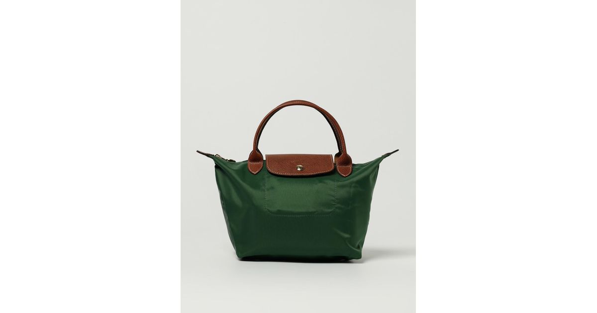 Longchamp Le Pliage Original S Bag in Green | Lyst