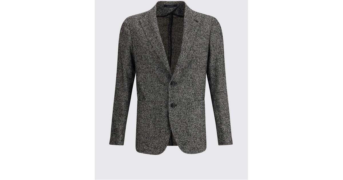 Tagliatore Blazer in Black for Men | Lyst UK