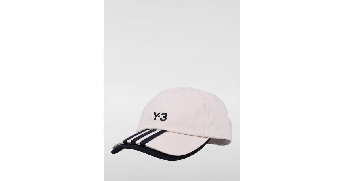 Y-3 Classic Baseball Cap Y3 Logo in White for Men | Lyst