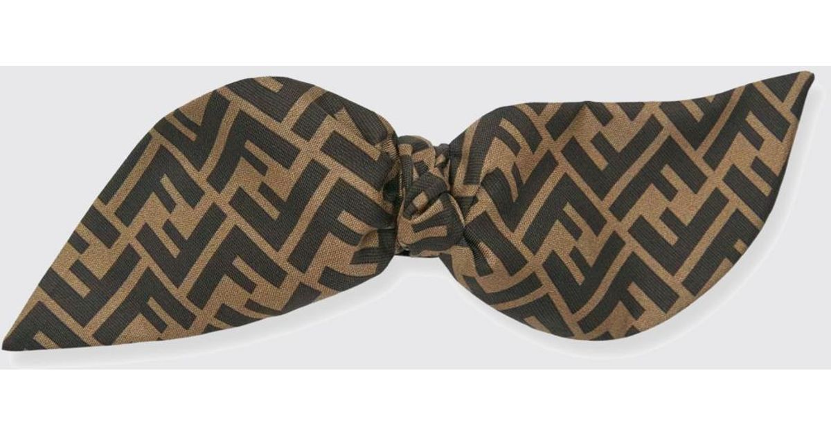 Fendi Hair Accessory in Brown | Lyst UK