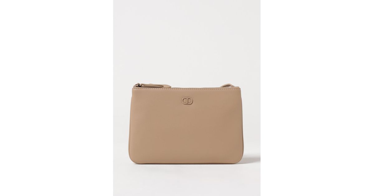Twinset Mini Bag in Natural | Lyst UK