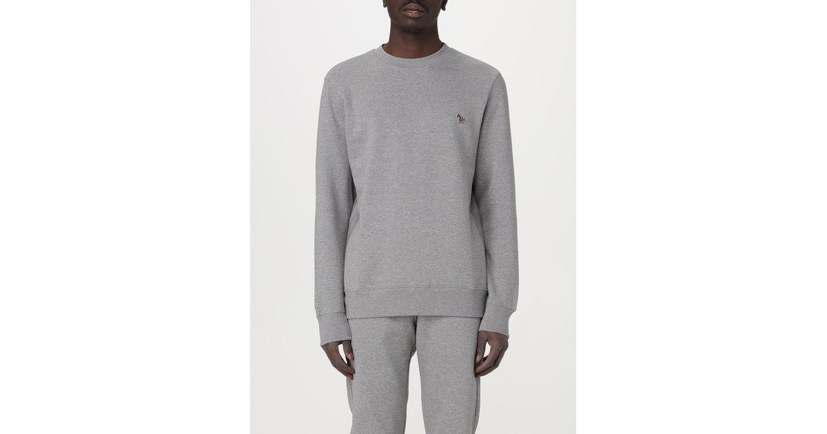 Paul Smith Sweatshirt in Grey for Men | Lyst UK
