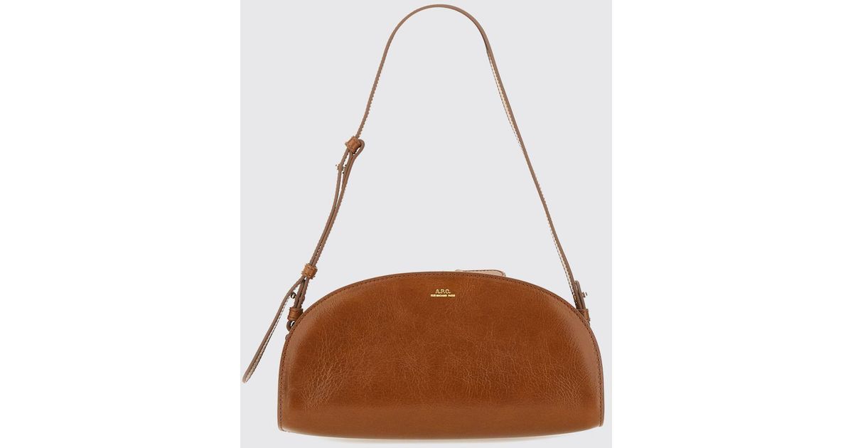 A.P.C. Shoulder Bag in Brown | Lyst UK