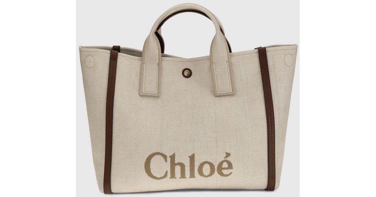 Chloé Handbag in Natural | Lyst