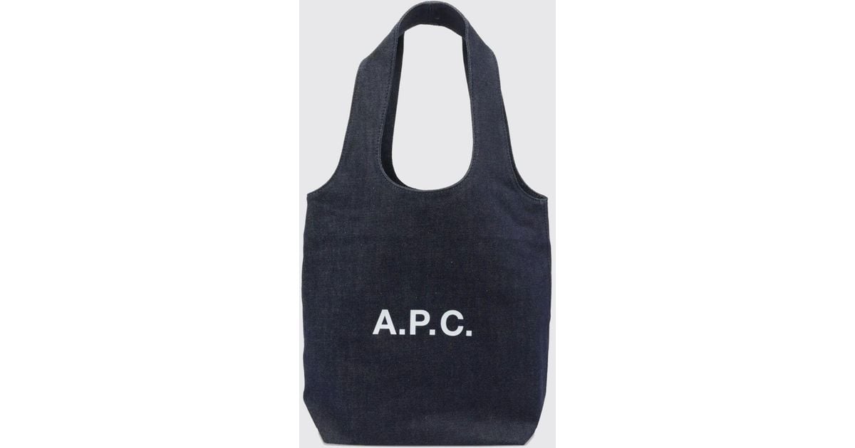 A.P.C. Shoulder Bag in Blue | Lyst UK