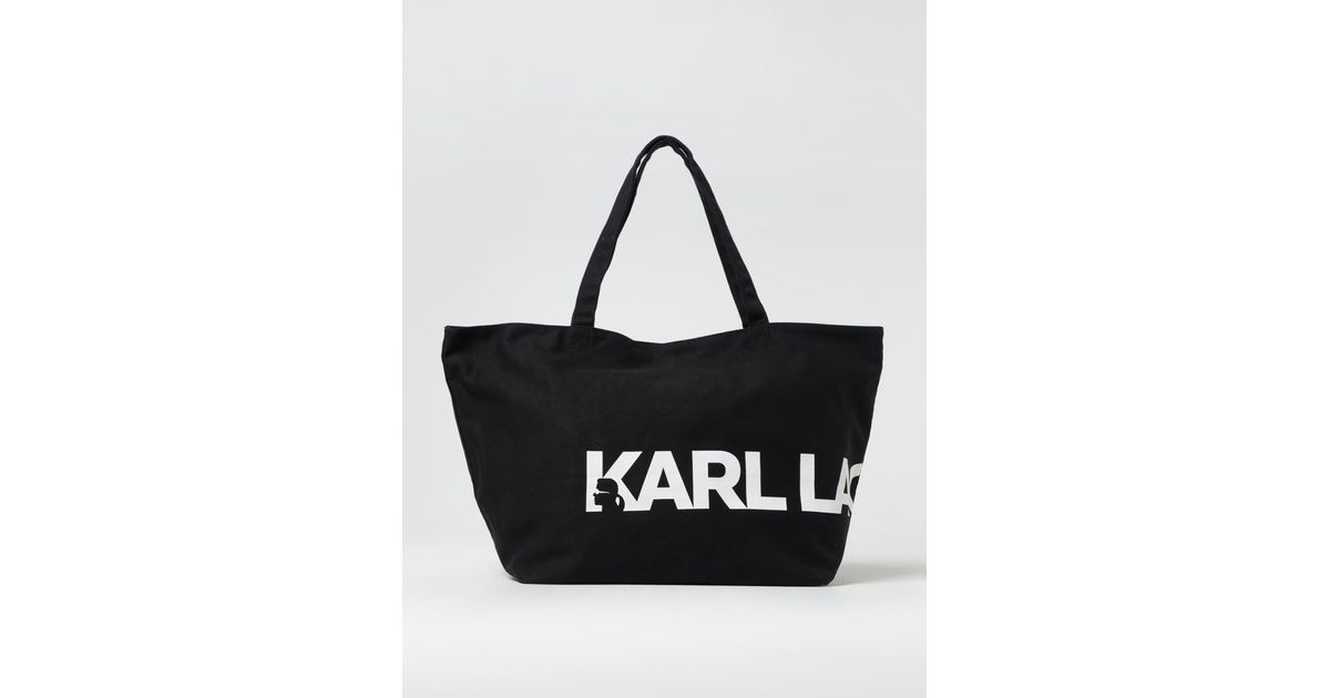 Karl Lagerfeld Backpack in Black | Lyst