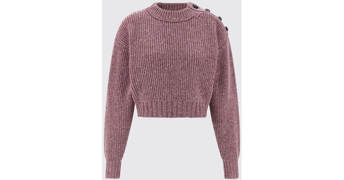 Chloé Cardigan in Purple | Lyst