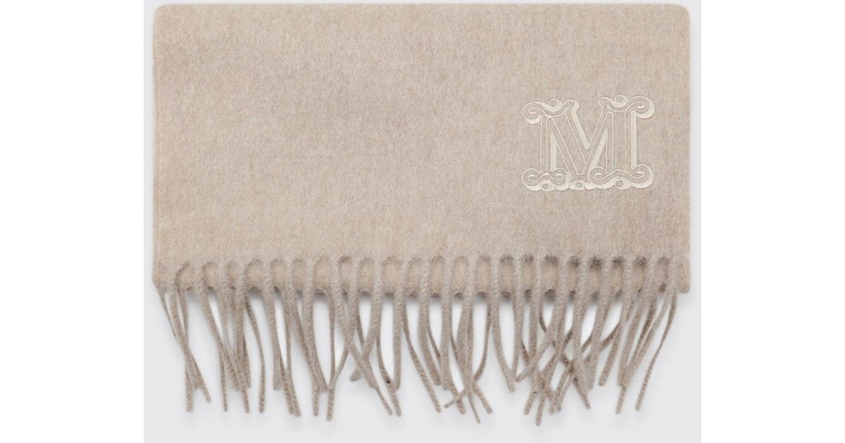 Max Mara Scarf in White for Men | Lyst UK