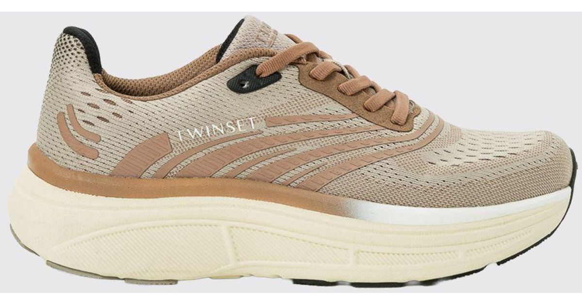 Twinset Sneakers in Natural | Lyst