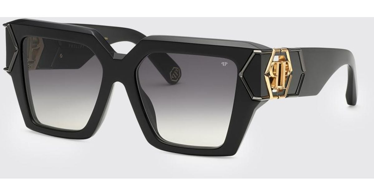 Philipp Plein Hera Cat-Eye Butterfly Sunglasses in Grey | Lyst UK