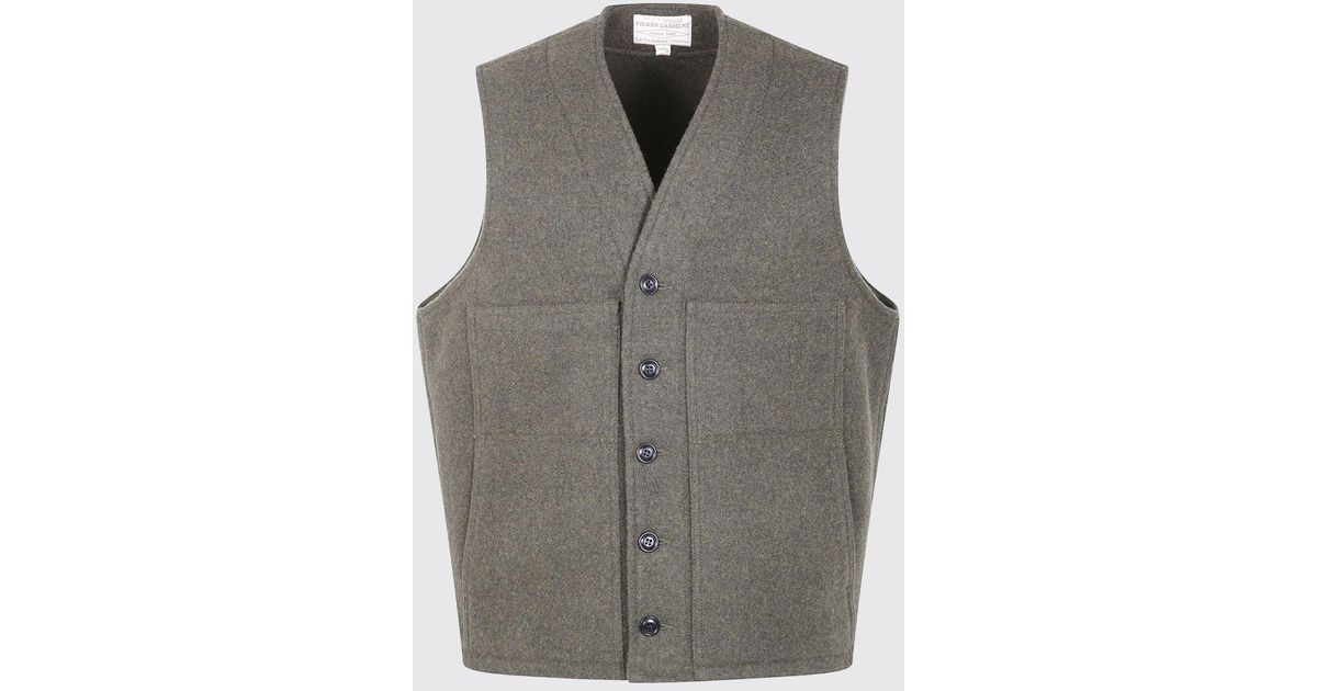 Filson Suit Vest in Grey for Men | Lyst UK