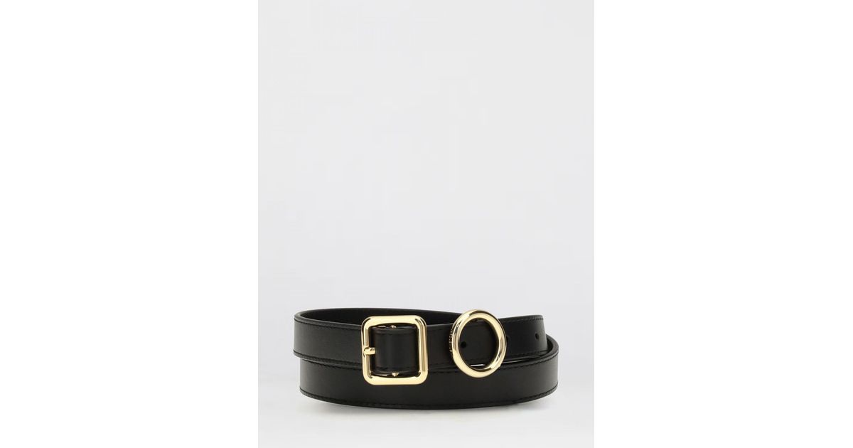 Jacquemus Le Regalo Leather Belt in White | Lyst