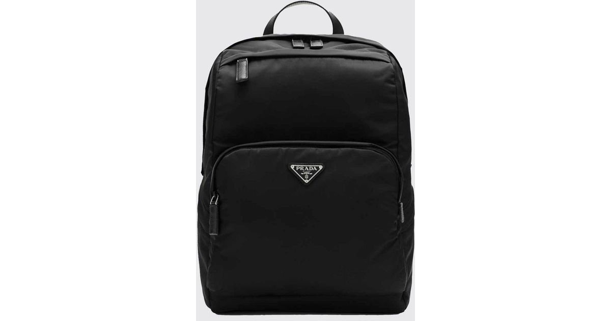 Prada Backpack in Black for Men | Lyst UK
