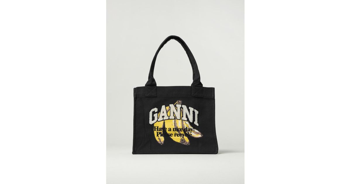 Ganni Shoulder Bag in Black | Lyst UK