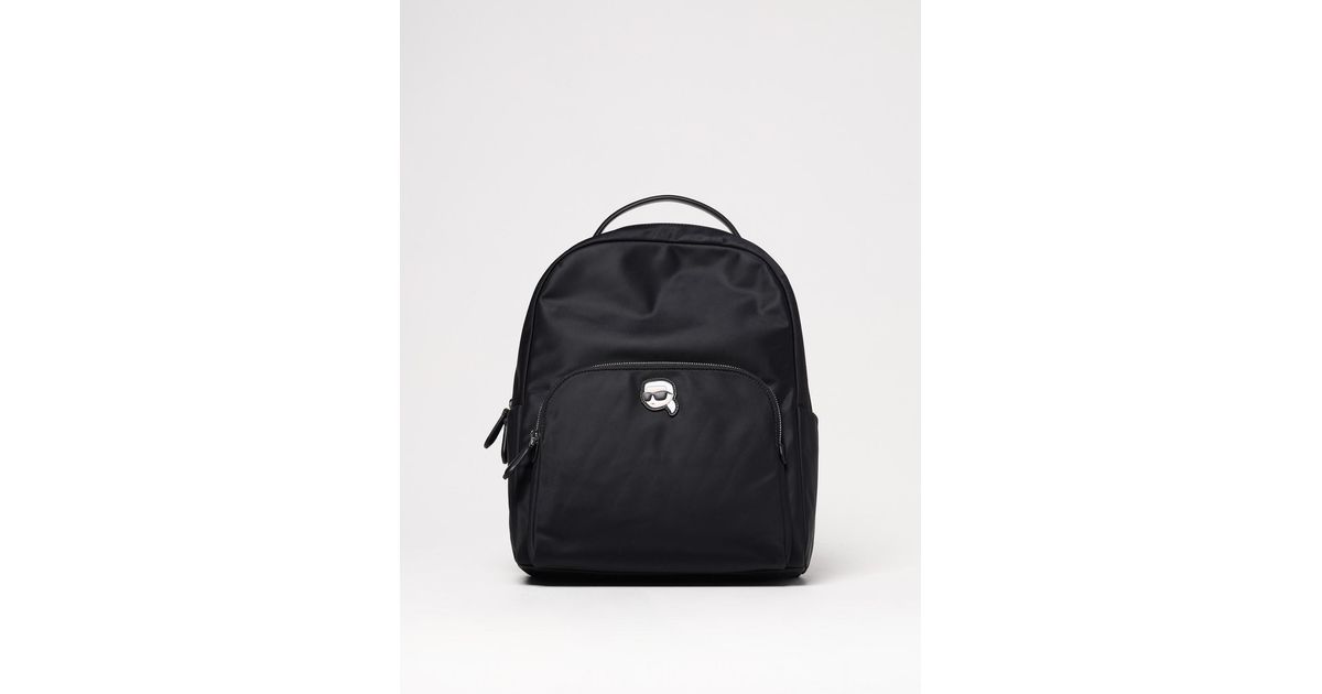 Karl Lagerfeld Backpack in Black | Lyst