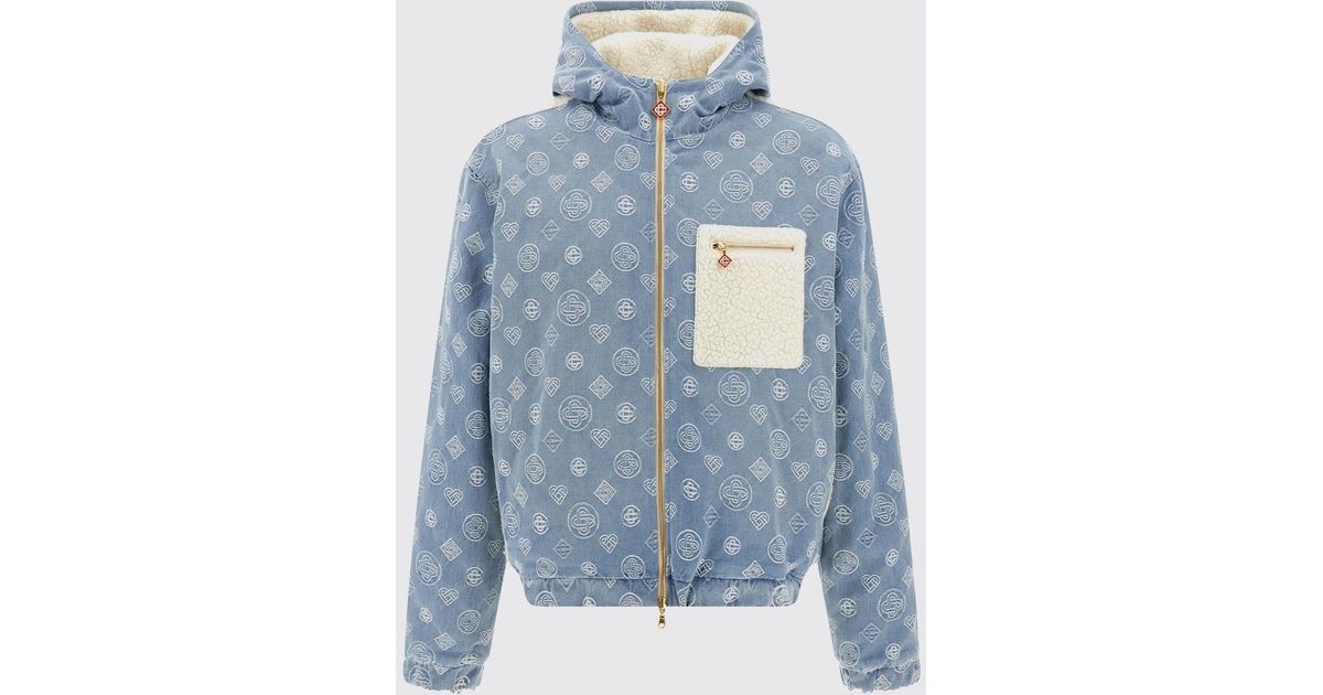 CASABLANCA Jacket in Blue for Men | Lyst UK