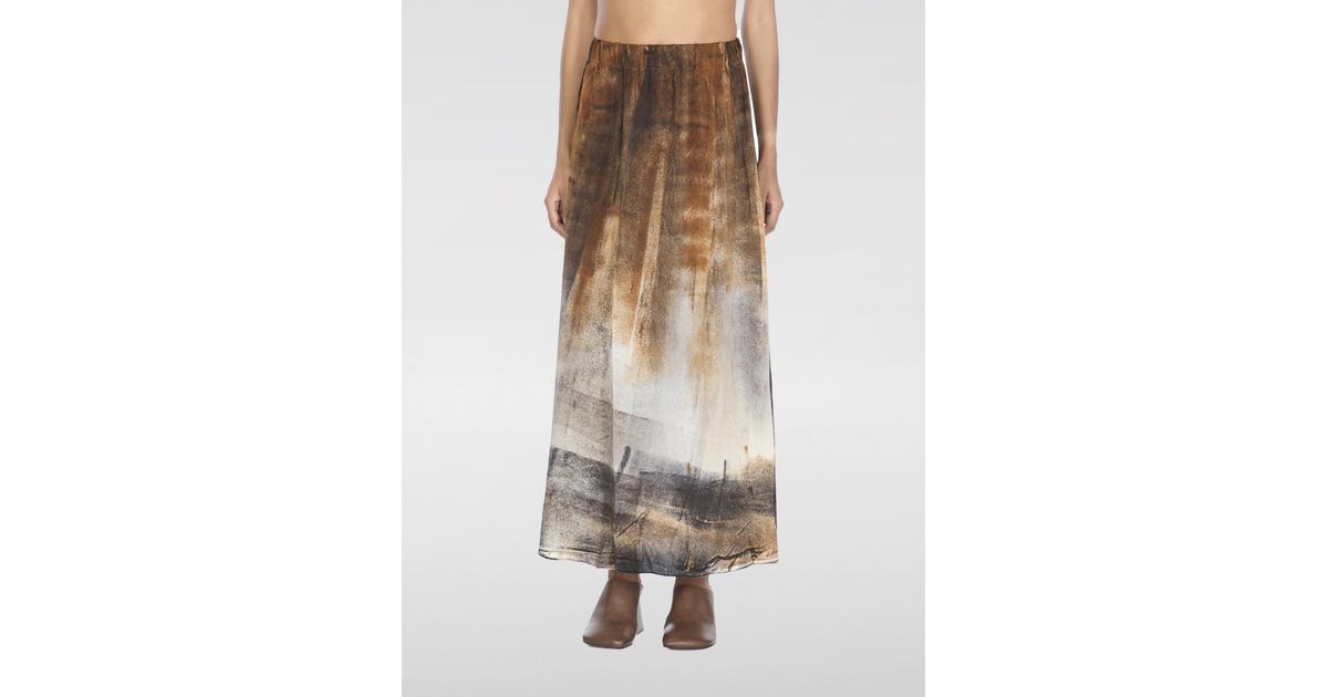 Avant Toi Skirt in Brown | Lyst UK