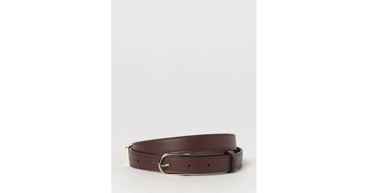 Victoria Beckham Belt In Brown Lyst Uk