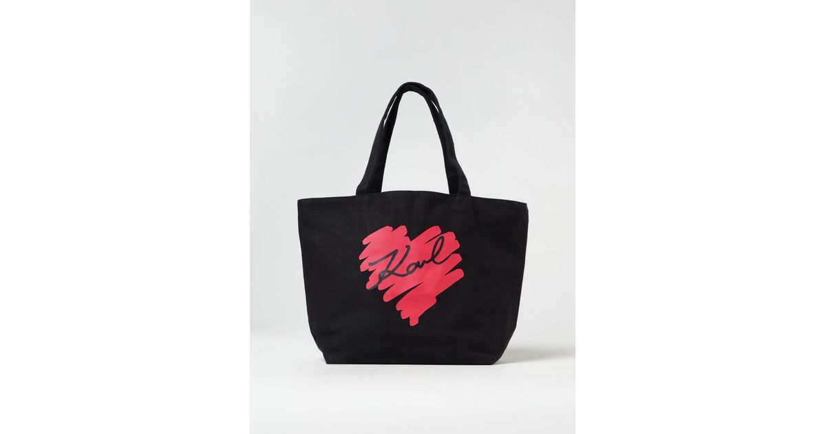 Karl Lagerfeld Backpack in Red | Lyst