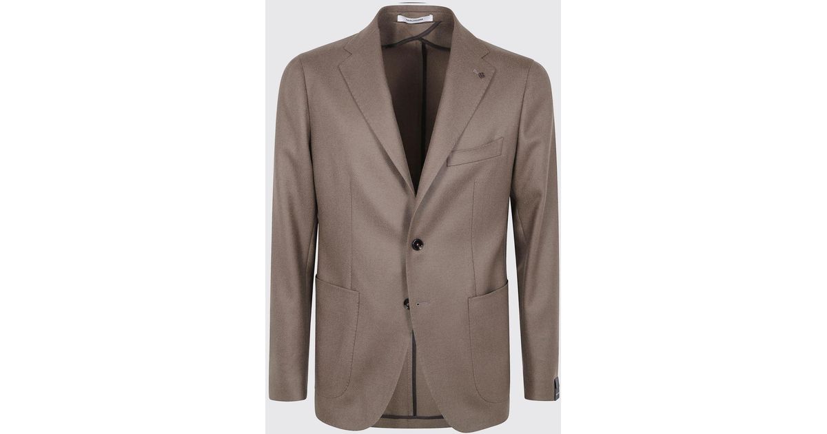 Tagliatore Jacket in Brown for Men | Lyst UK