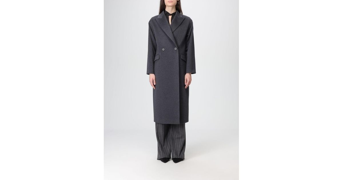 Tagliatore Coat in Blue | Lyst UK