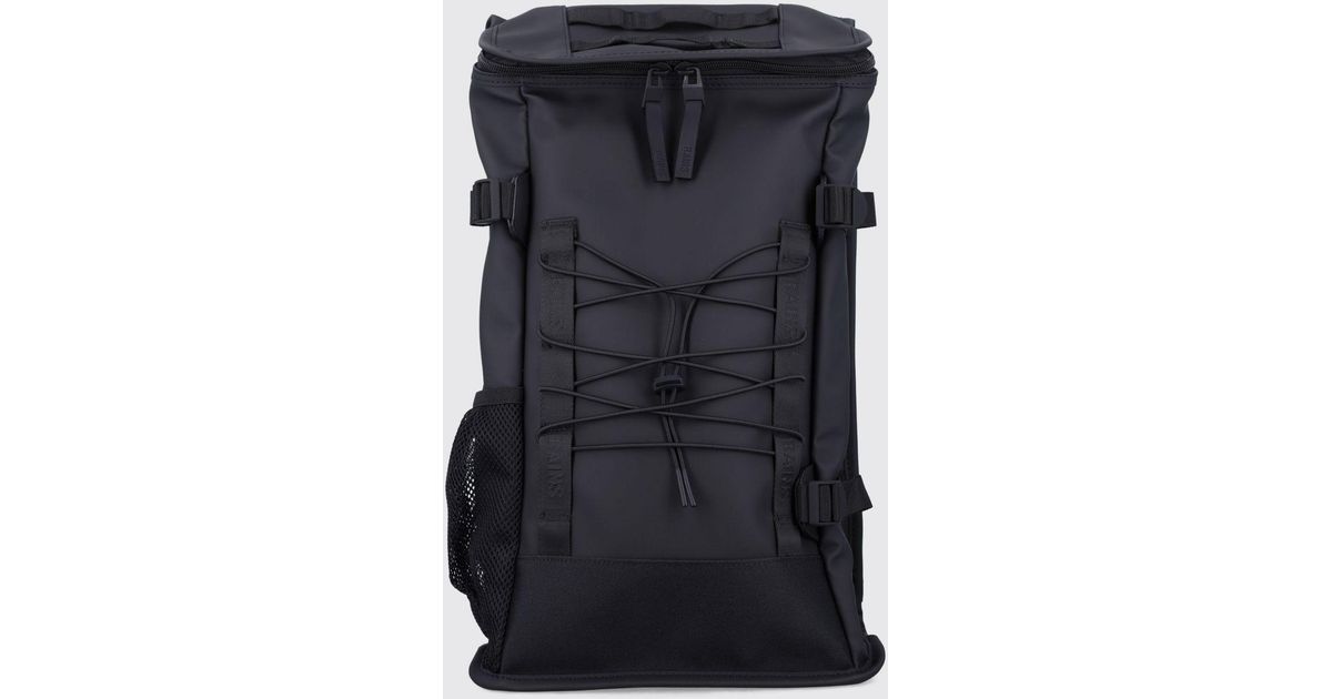 Rains Backpack in Black for Men | Lyst