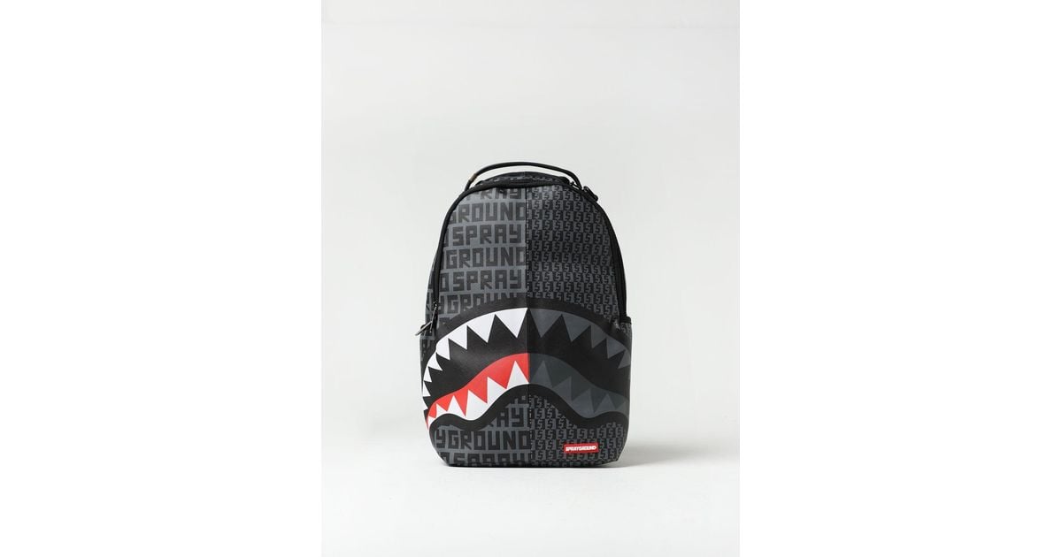 Sprayground & Grey Split Infinity Check Backpack in Black for Men | Lyst