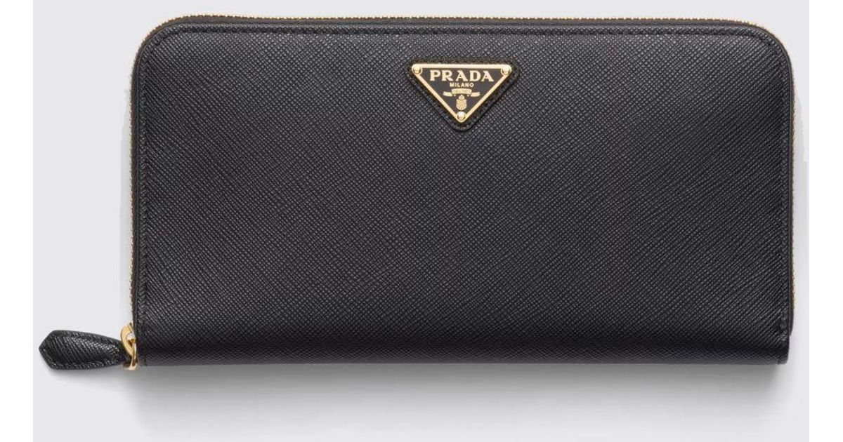 Prada Wallet in Grey for Men | Lyst UK
