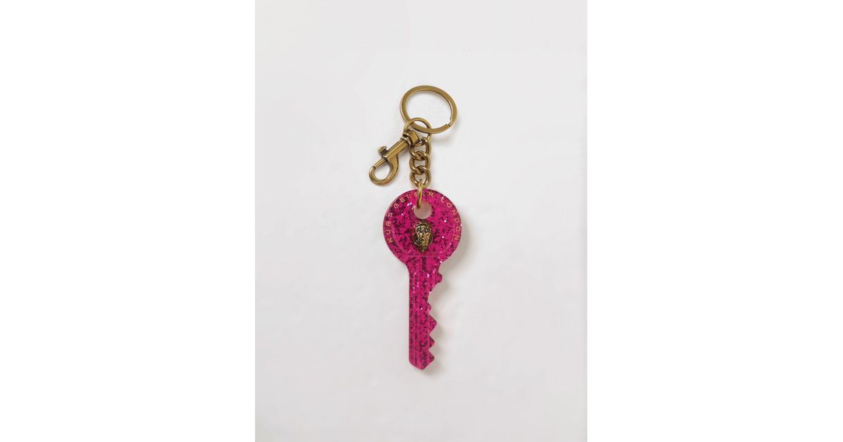 Kurt Geiger Key Chain in Pink | Lyst