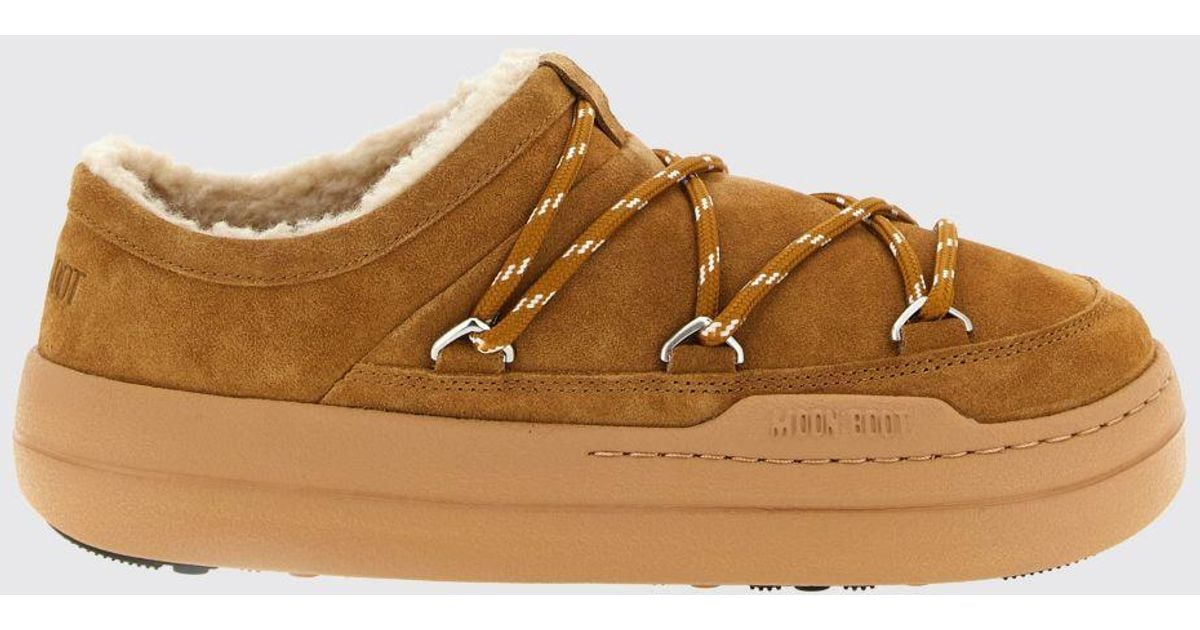 Moon Boot Shoes in Brown | Lyst UK