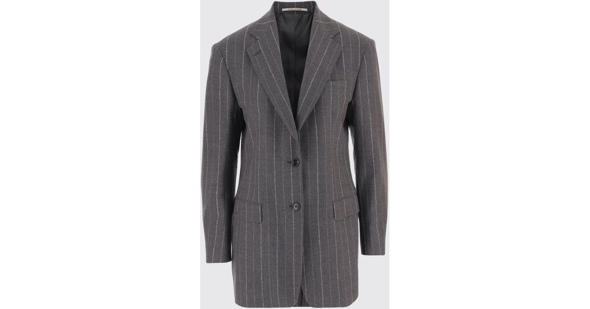 Tagliatore Jacket in Grey | Lyst UK