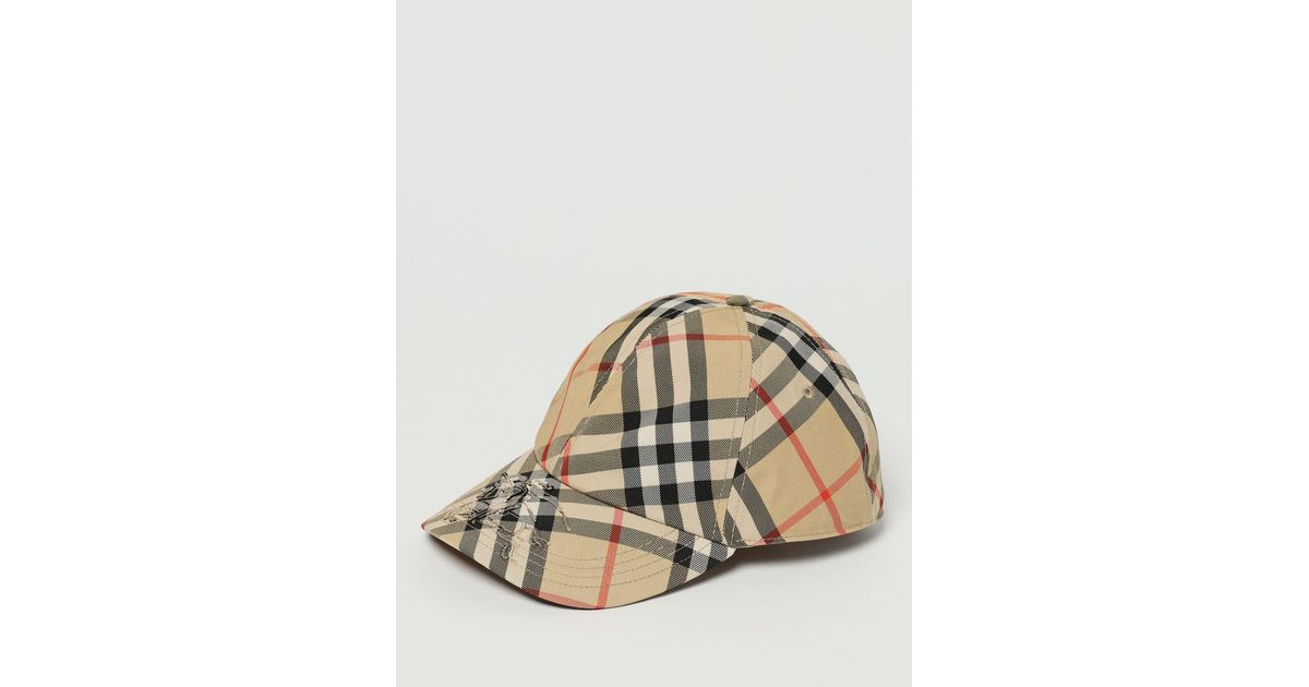 Burberry Hat in Metallic for Men | Lyst UK