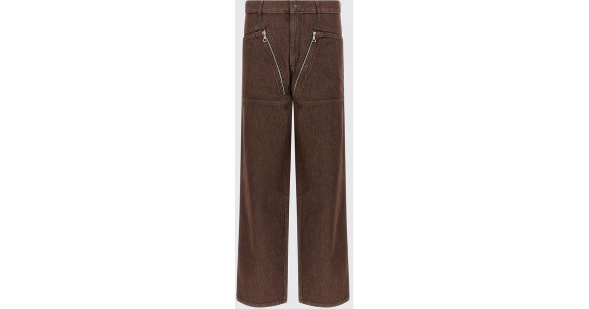 Dries Van Noten Jeans in Brown for Men | Lyst UK